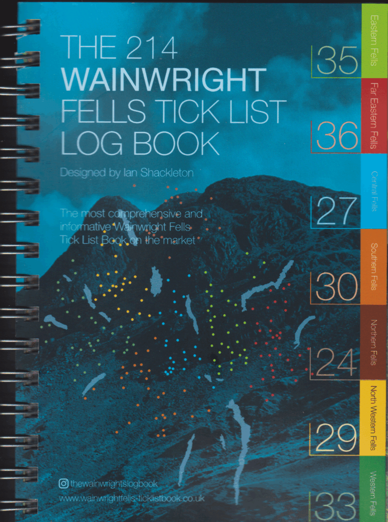214 Wainwright Fells Tick List Log Book | Books Cumbria